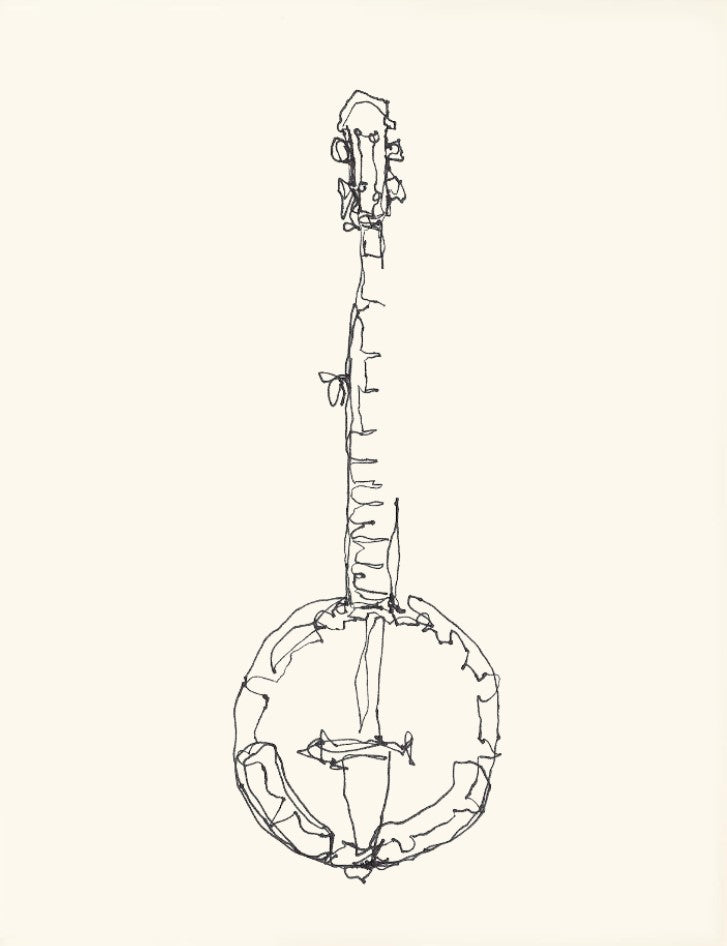 BANJO - 8x10 DISCONTINUED ITEM – BO RINEHART STUDIO
